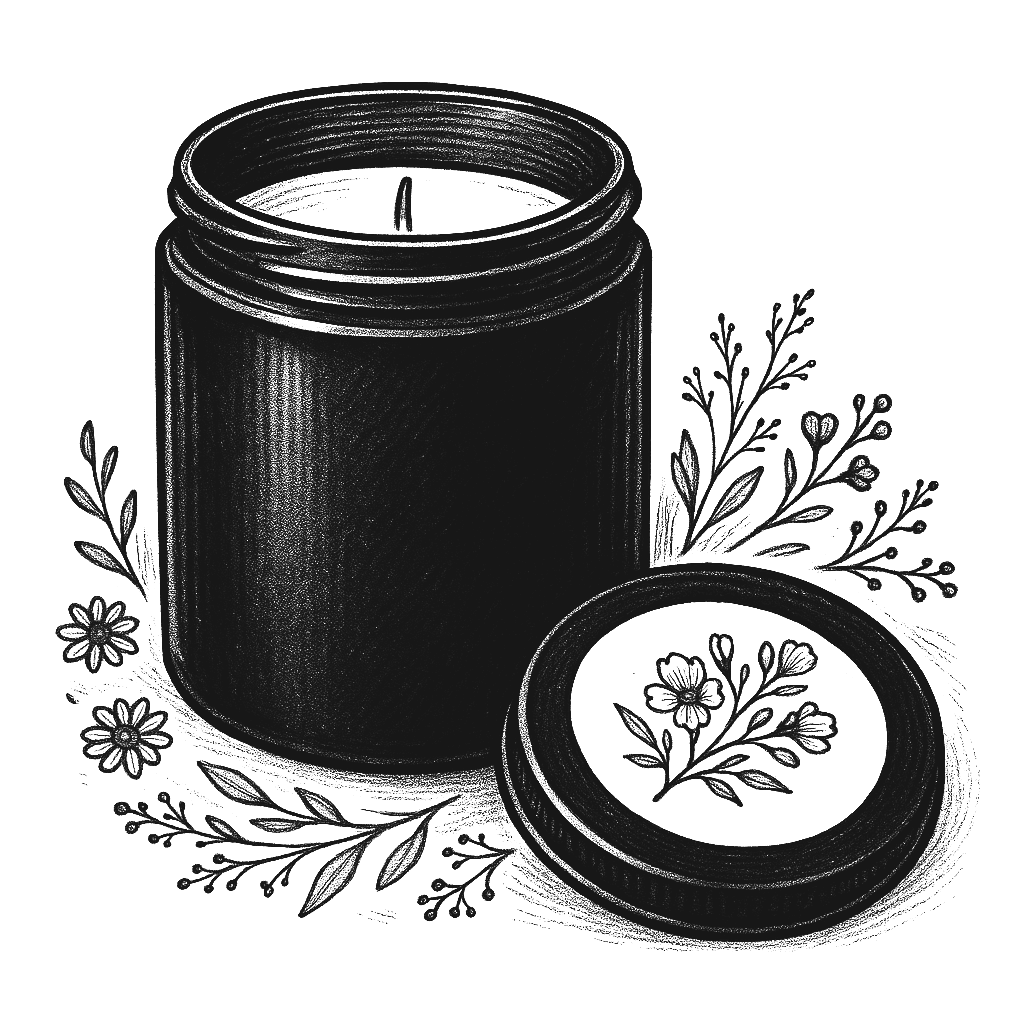 Ve Tmavém Skle Candles By Merry